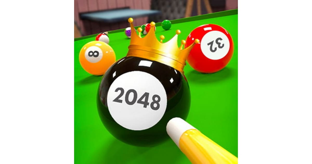 2048 Billiards - 3D Puzzle Games Online