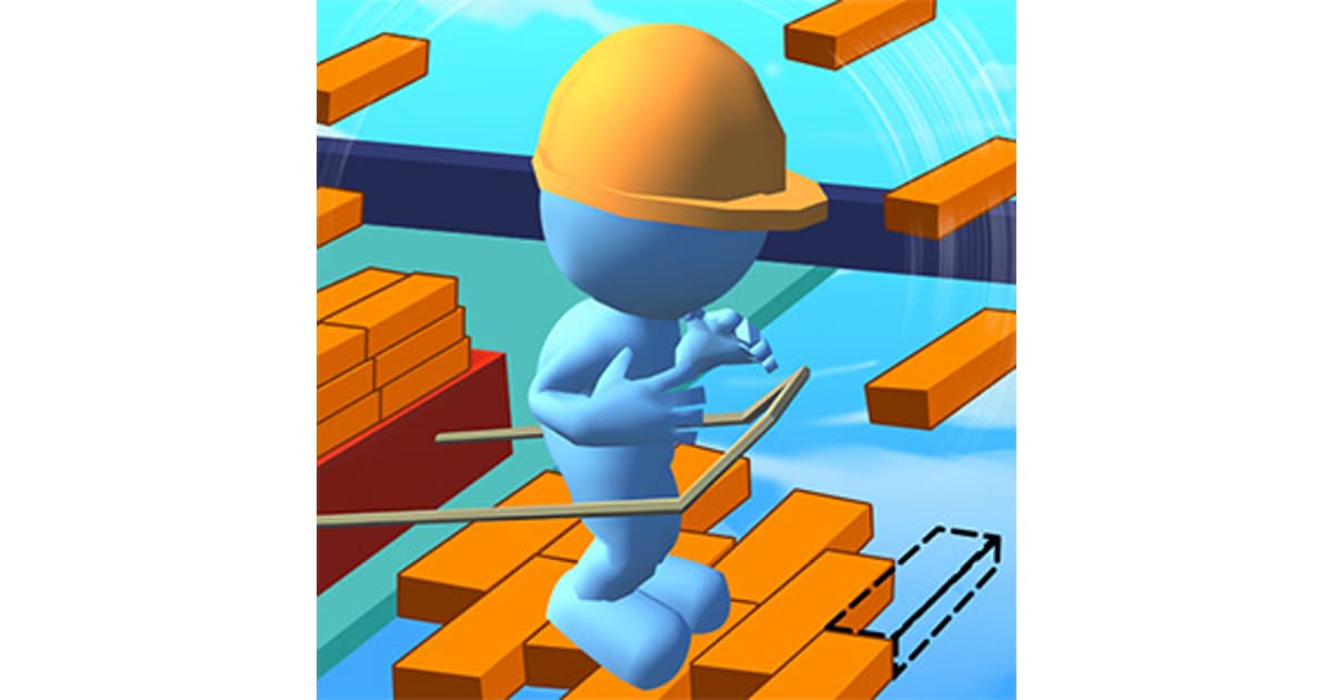 Brick Rush 3D - Build Bridge Racing Game