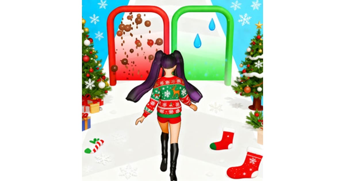Build A Queen: Christmas Running Games Online