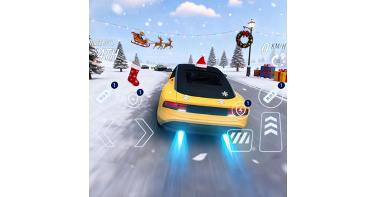 Christmas Driver Racing Car Games: City Rush Online