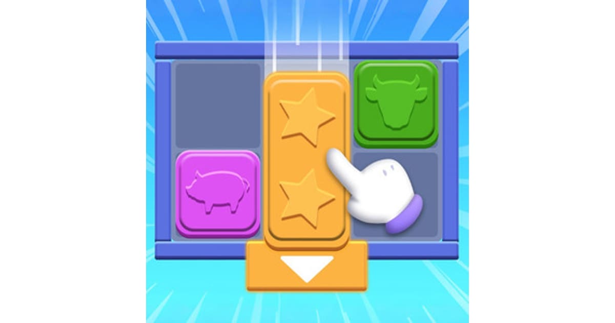 Color Wood Block Games - Puzzle Animal Jam