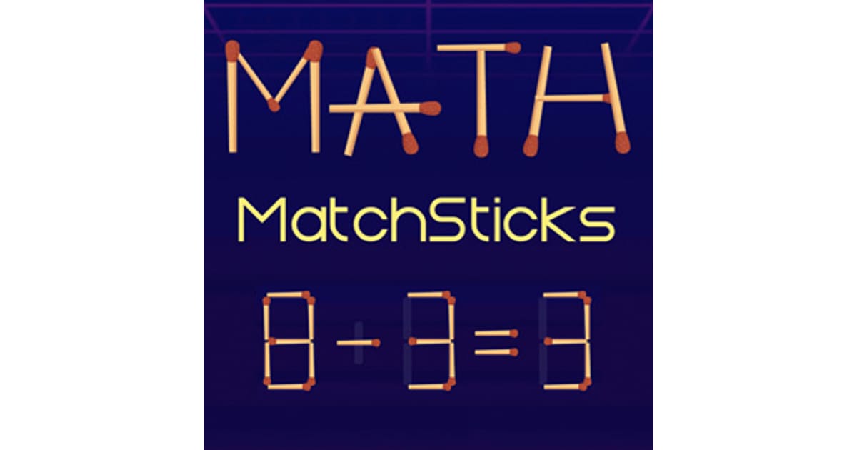 Math Matchsticks - Match Puzzle Online