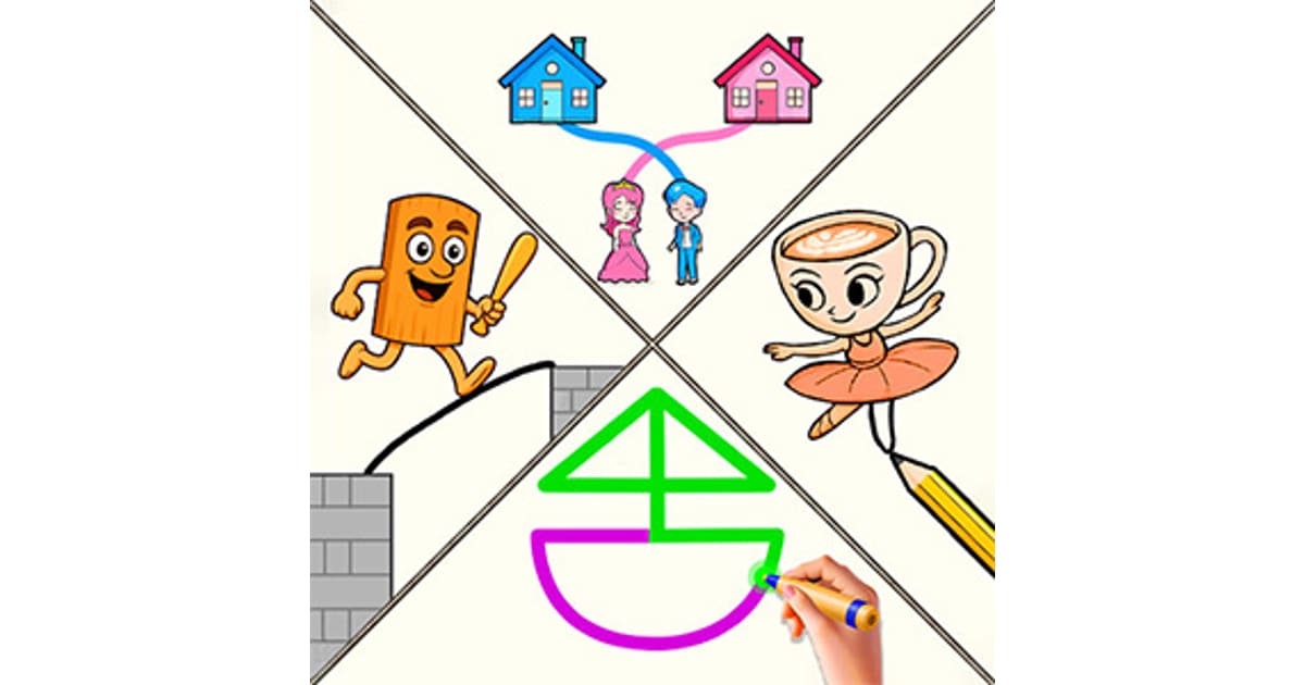 Minigames Line Puzzle - Free Drawing Games Online