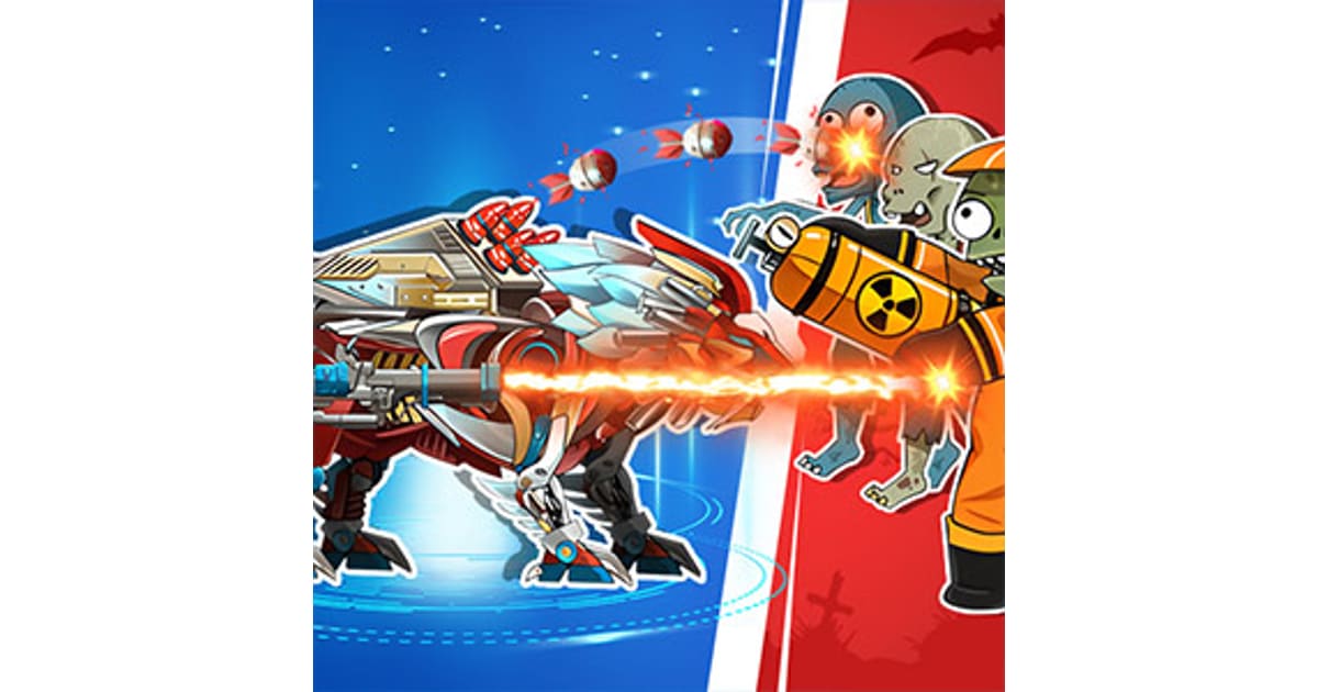 Robot Terminator T-Rex Crush Zombie Online