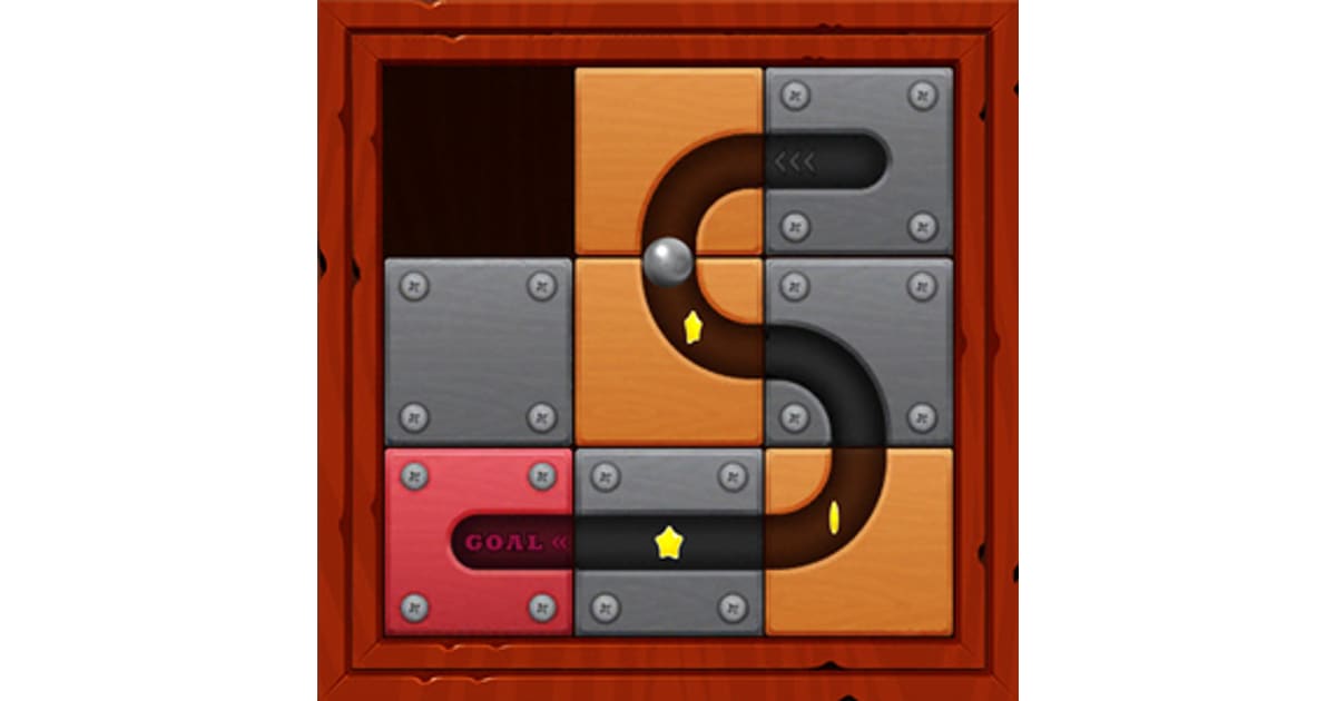 Unblock Rolling Ball - Slide Puzzle