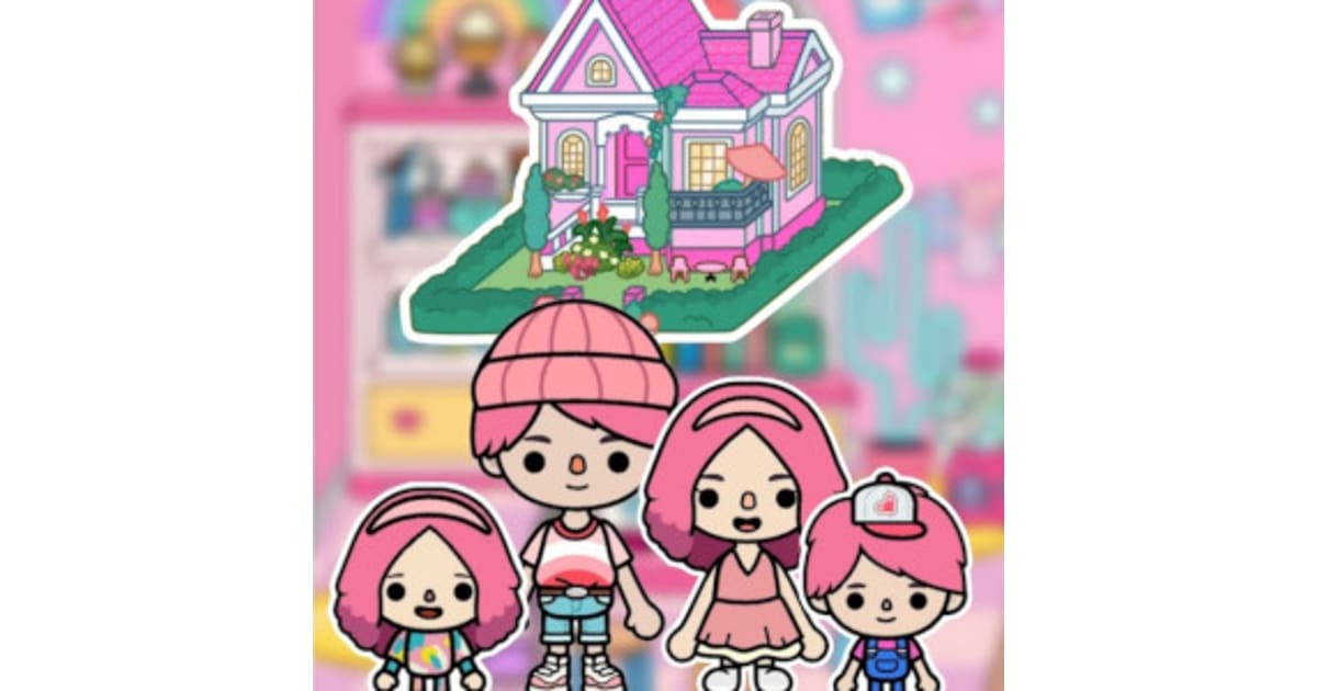 Toca Boca World Games - Desain Keluarga Avatar Saya